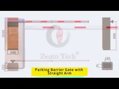 중국 IP44 스테인레스 강 주차장 빵 게이트 광고 OEM ODM 판매용