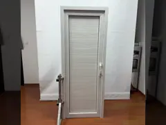 China Chinese Top Hardware and Weather Resistance PVC Hinged Door for Residential Building for sale