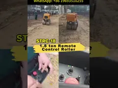 China 1.8 ton Road Construction Remote Control Roller STRC-18 with Yanmar Engine for sale
