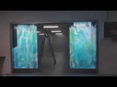 Display a cristallo a pellicola led