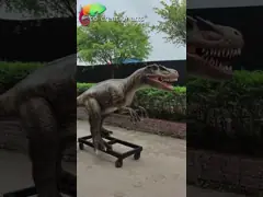 4Meters Life Size Animatronic Dinosaurs Sunproof Allosaurus Model For Exhibition
