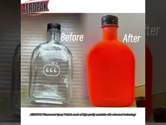 Aeropak Fluorescent Pink Rubber Spray Paint Removable Car Coating Paint