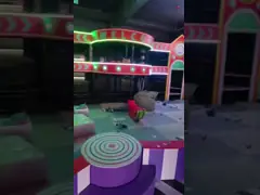 China Indoor Play Equipment Naughty Castle Superhero Training Camp Christmas Sled Battle Kids Playground Set for sale