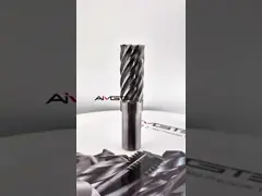 25mm 8 Flute Solid Carbide End Mill for Engine Components