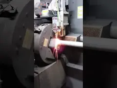 China Mingzhou NY120 Aluminum Tube Cutting Machine - 120mm Capacity, 500mm/s Speed, 0-45° Angle Range for sale