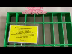 Export High grade Quality Green Powder Coating Steel Grating Small Hole Type And Big Hole Type