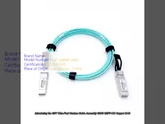 Ultra-Fast Custom Cable Assembly 200G QSFP-DD Copper DAC for Low Power, High Density Data Transmission
