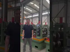 China Automatic Steel Metal Rectangular Square Pipe Roll Forming Machine for sale