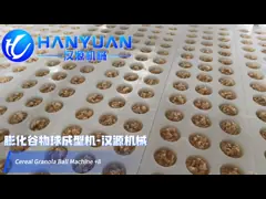 High Efficiency Puffed Rice Ball Molding Machine with 5-15kW Power and 500pcs/min Capacity for Continuous Production