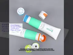 China 35ml - 110ml Tooth Paste Tubes White Empty Toothpaste Tubes With Rabbit Teeth Flip Top Caps for sale