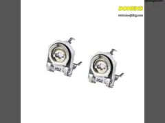 W208 Series Adjustable Resistance Single Coil Glass Glazed Ceramic Potentiometer 0.5w