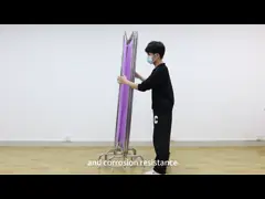 China Decoration Stainless Steel Healthcare Privacy Screens With 4 Folding Layers for sale