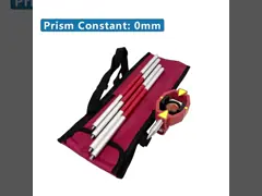 China Mini Prism Offset Copper Coated With Aluminium Alloy 4 Poles Replacement for Total Stations Surveying for sale