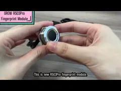 China GROW R503PRO UART USB 1500 Capacity Round RGB LED Control DC3.3V Capacitive Fingerprint Module Sensor Scanner for sale