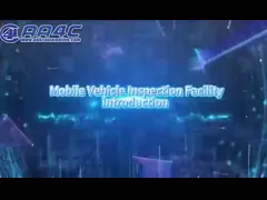 China AA4C  Mobile Vehicle Safety Test Line Mobile Vehicle Test Station vehicle inspection equipments combo for sale