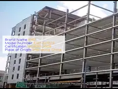 China Galvanized Structural Steel Buildings Greenhouse Frame Q235B Q355B for sale