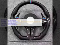 B-M-W Carbon Fiber M3 M5 F30 F10 F01F07F25F26F15 F16 Steering Wheel Modification