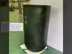Excellent Thermal Shock Resistance and Smooth And Glossy Surface Finish Silicon Carbide Carbon Crucible for Industrial