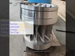Turbina idroelettrica a rotazione ad alta o bassa velocità con pressione di ingresso di 10 MPa