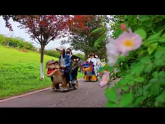 China Shopping Mall Electric Animal Ride Scooter Animatronic Dinosaur Ride for Kids for sale