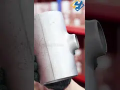 Customized Stainless Steel Butt Welded Reducing Tee High Pressure Diameter Seamless Tee