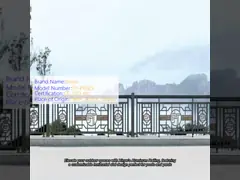 Aluminum Railing with Customizable Horizontal Slat Design for Pool and Yard Application