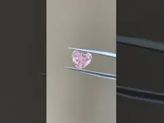 China Fancy Intense Pink Heart Shape Lab Grown Diamonds IGI Certified Diamonds Pink Diamonds for sale