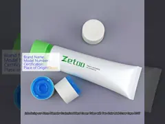 40mm Diameter Customized Hand Cream Tubes with Two-Color Matt Screw Caps RG17