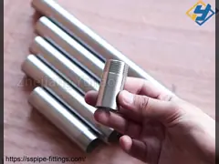 Factory Direct 304 316 Welding Nipple with NPT BSPP BSPT G Threaded One Side Threaded Pipe Fittings