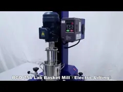BGD 756 Equipo de prueba de pintura de laboratorio 750W máquina de molino de cestas