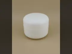 White Certified Female Skincare Plastic Cream Jar With Screw Lid
