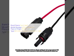 中国 卸売ソーラーPVシステムソーラーパネルケーブルXT60端子コネクタオス/メスソーラーPVケーブル 販売のため