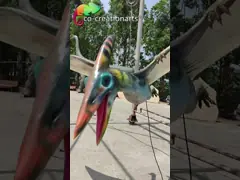 1.2 Meters  Animatronic Pterosaur Amusement Park Dinosaur Sunproof