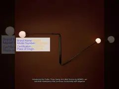 China Industrial Wind Retro Wall Lamp Long Rod Rocker Arm Reading Flutter Three Swing Arm Wall Sconce for sale