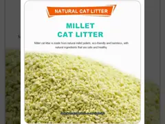 Millet cat litter