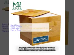 Wholesale Multifunctional Bamboo Towel Storage Boxes With Lids For Bathrooms