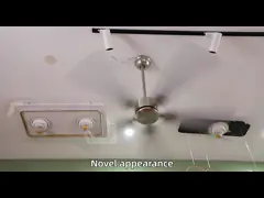 China wholesale 220V Home Ceiling Fans 52 Inch Five Metal Blade Ceiling Fan With Light for sale