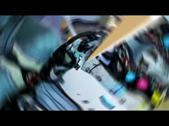 벽 페인팅 기계의 플래시 스프레이 테스트