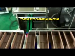 China 0.75 KW Motor Power Automatic Cartoning Machine With Imported PLC Full Computer Control System For Beauty Products for sale