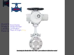 Electric knife gate valve
