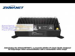 43dBm 40km 차량 탑재 IP 메시 라디오 (주파수 도약)