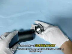 Ulta-thin side-emitting buried lamp IP67 waterproof design 316 SS with aluminum back box