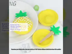 DIY cartoon siliconen malen BPA-vrij herbruikbare siliconen ijsblokbak met schattige dierlijke en fruitvormen Food-grade, niet-stick, flexibele malen voor chocolade, gelei, snoep en meer