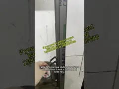 Extremely narrow sliding door