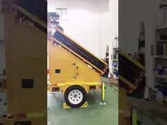 China Security Emergency Lighting Tower Solar LED Light Tower For Building Lighting for sale