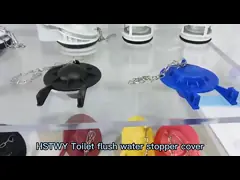 China Hotel And Toilet Anti-lock Braking Device Single Side Pull Handle Plastic Full Set Drainage Valve for sale