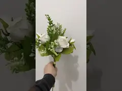 China Amazon source artificial rose bouquets for living room and home decoration, artificial rose artificial flowers for sale