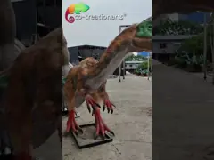 Cina Il dinosauro artificiale di Realistic Animatronic Dinosaur del modello di Oviraptor espone al sole resistente in vendita