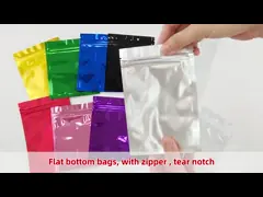 Colorful Mylar Bags
