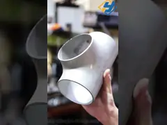 Stainless Steel Butt Welded Pipe Fittings Equal Tee